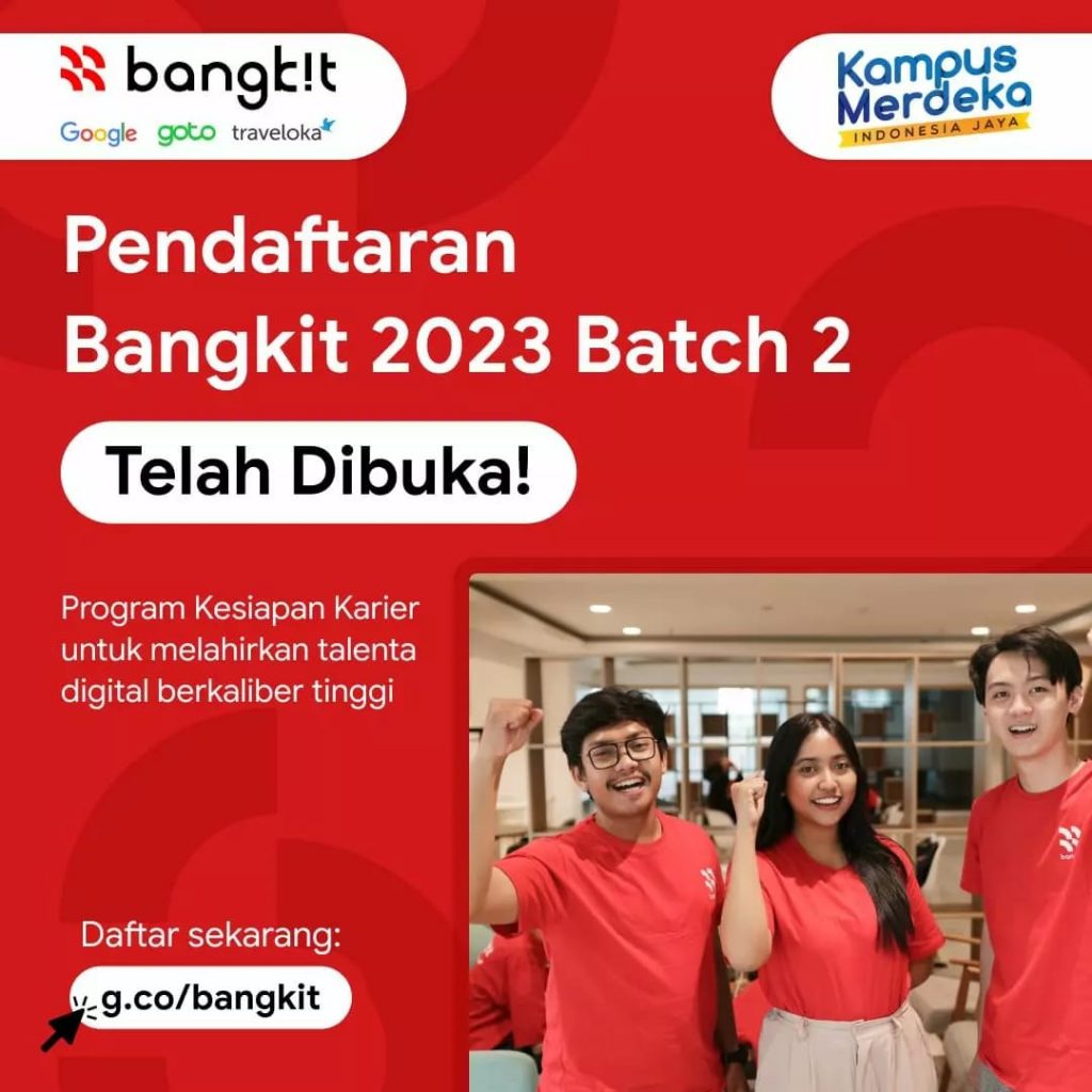 Pendaftaran Bangkit 2023 Batch 2 telah dibuka! – ITB SWADHARMA