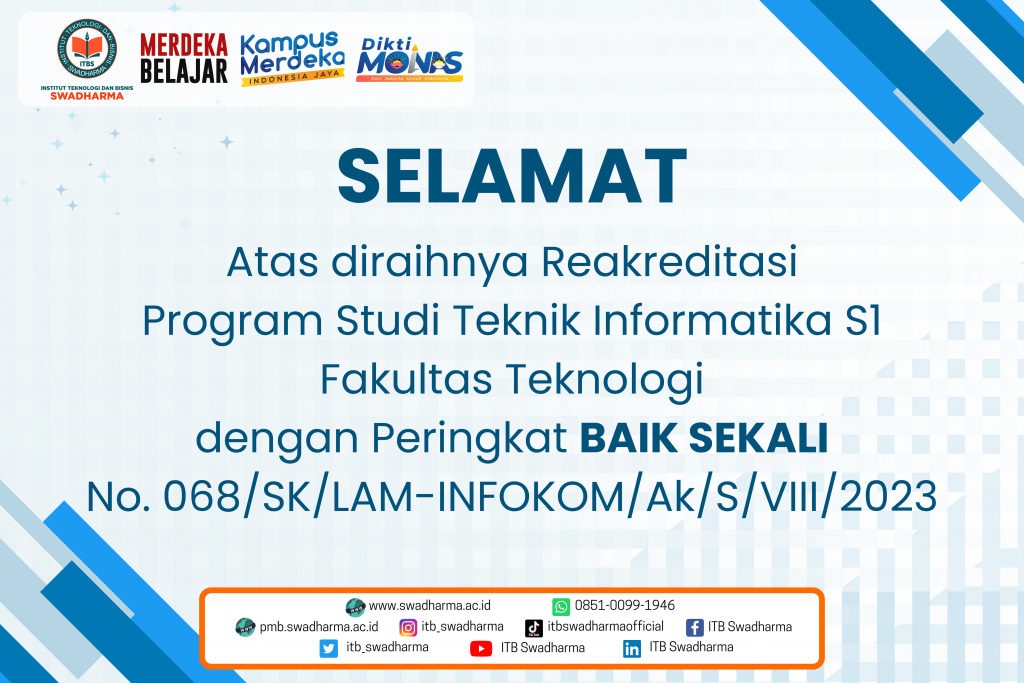 ITB SWADHARMA – INSTITUT TEKNOLOGI & BISNIS SWADHARMA Leading To ...