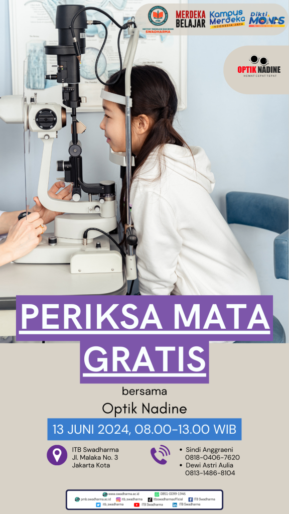 Pemeriksaan Mata Gratis – ITB SWADHARMA